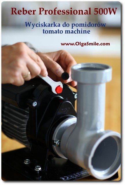Wyciskarka do pomidorów Reber Professional tomato machine przepis Olga ...
