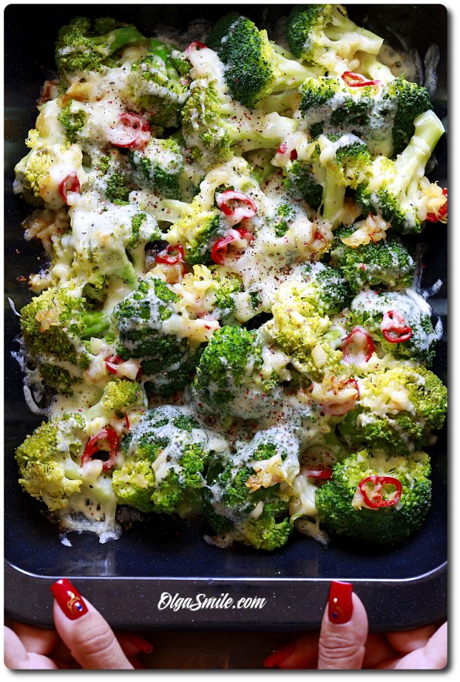 BROKUŁY ZAPIEKANE przepis Olga Smile