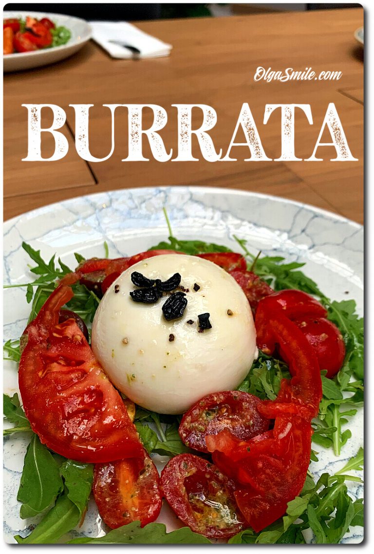 BURRATA przepis Olga Smile