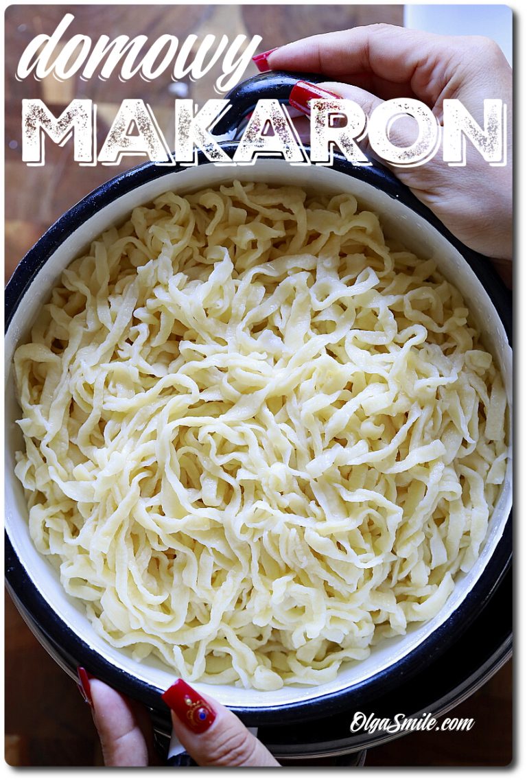 DOMOWY MAKARON przepis Olga Smile