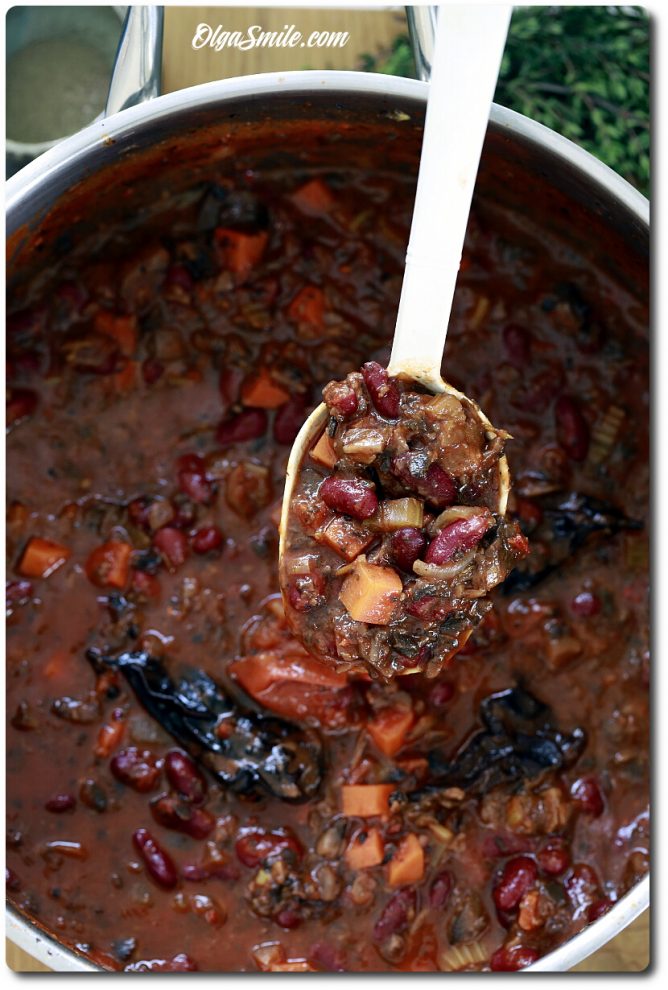 GULASZ Z FASOLĄ I WARZYWAMI przepis Olga Smile