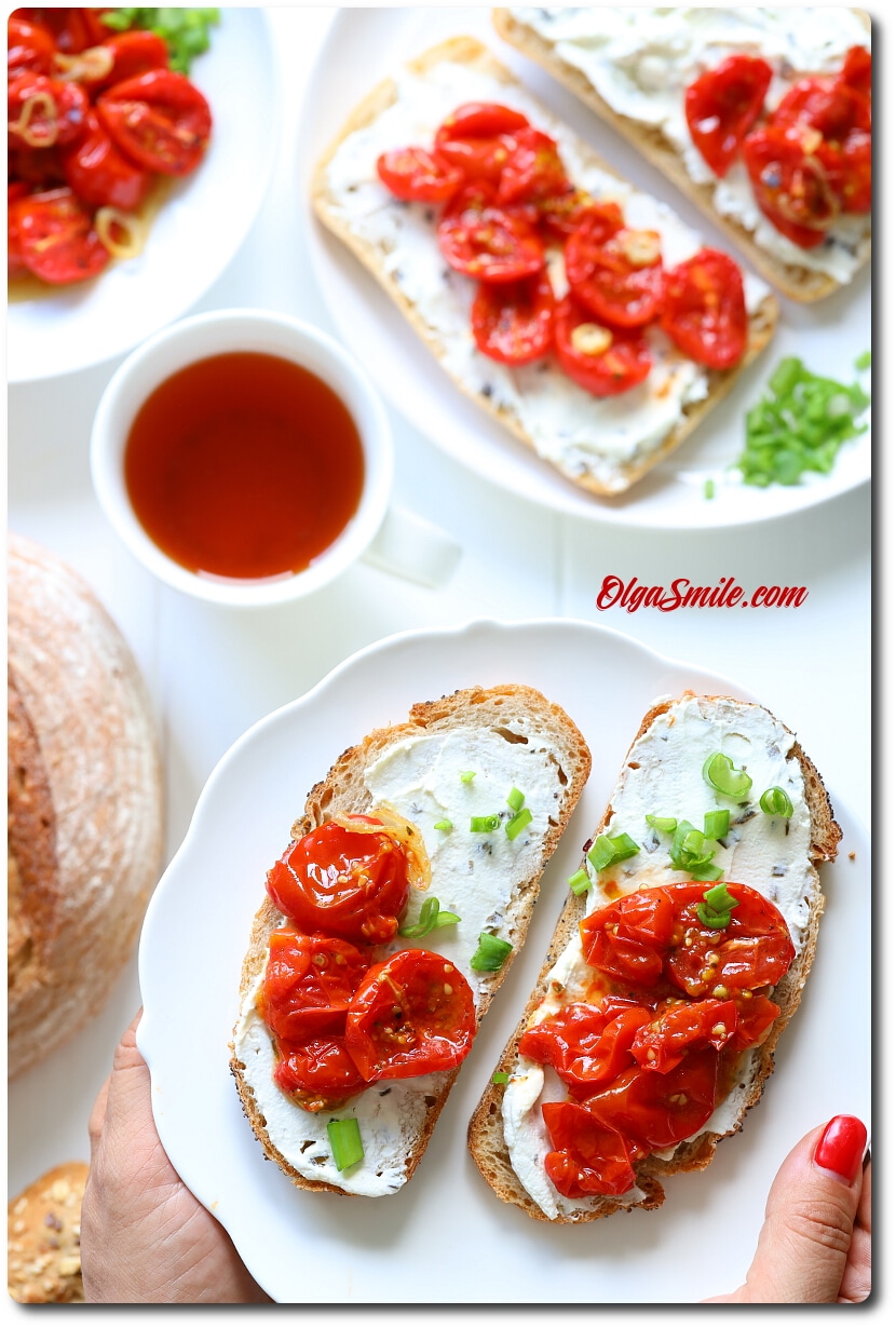 KANAPKI Z SERKIEM przepis Olga Smile