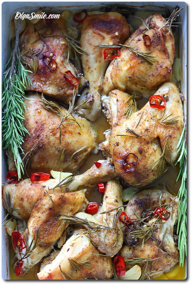 KURCZAK Z ROZMARYNEM I CZOSNKIEM przepis Olga Smile