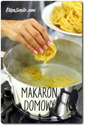 MAKARON DOMOWY przepis Olga Smile