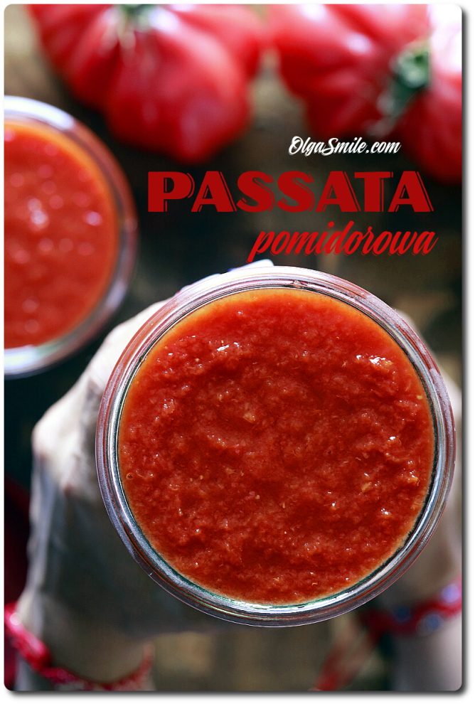 PASSATA POMIDOROWA przepis Olga Smile