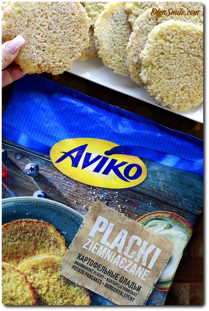 PLACKI ZIEMNIACZANE AVIKO Z GULASZEM WARZYWNYM przepis Olga Smile