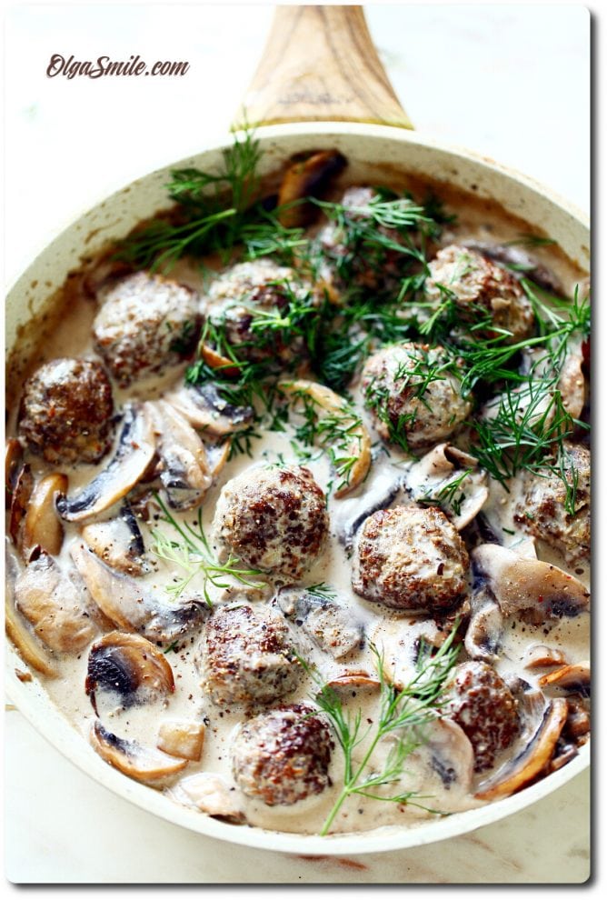 PULPETY Z PIECZARKAMI przepis Olga Smile