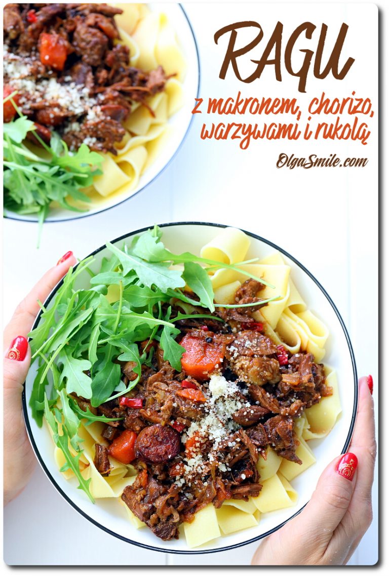 RAGU Z MAKARONEM przepis Olga Smile