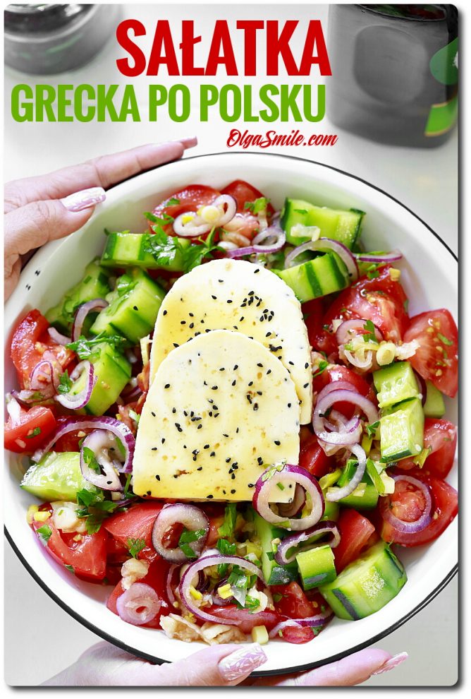 SAŁATKA GRECKA PO POLSKU przepis Olga Smile
