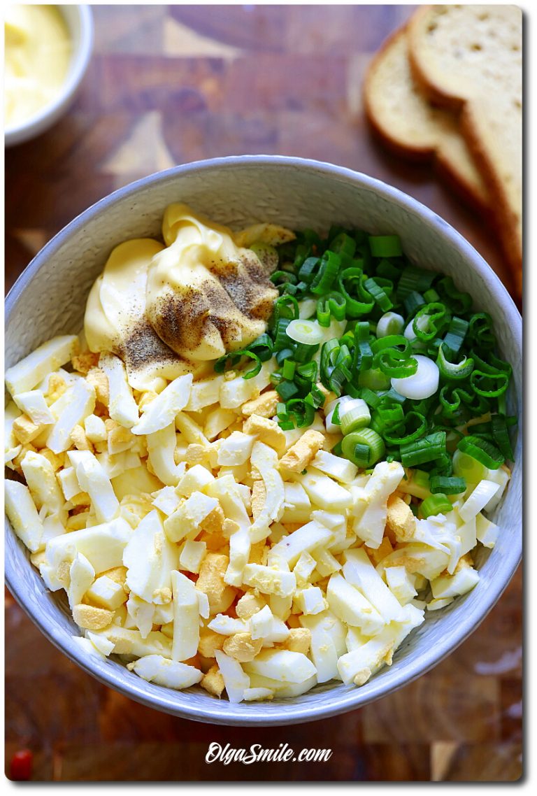 SAŁATKA Z JAJEK przepis Olga Smile