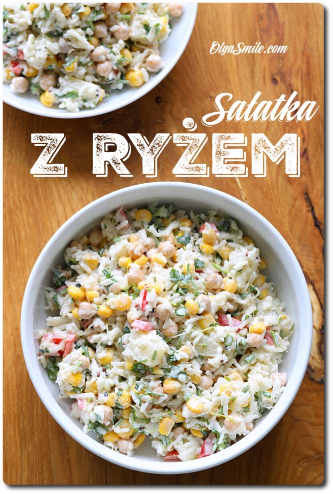 SAŁATKA Z RYŻEM przepis Olga Smile