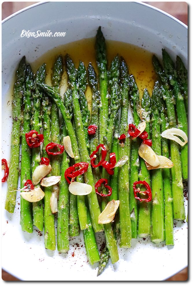 SZPARAGI SMAŻONE przepis Olga Smile