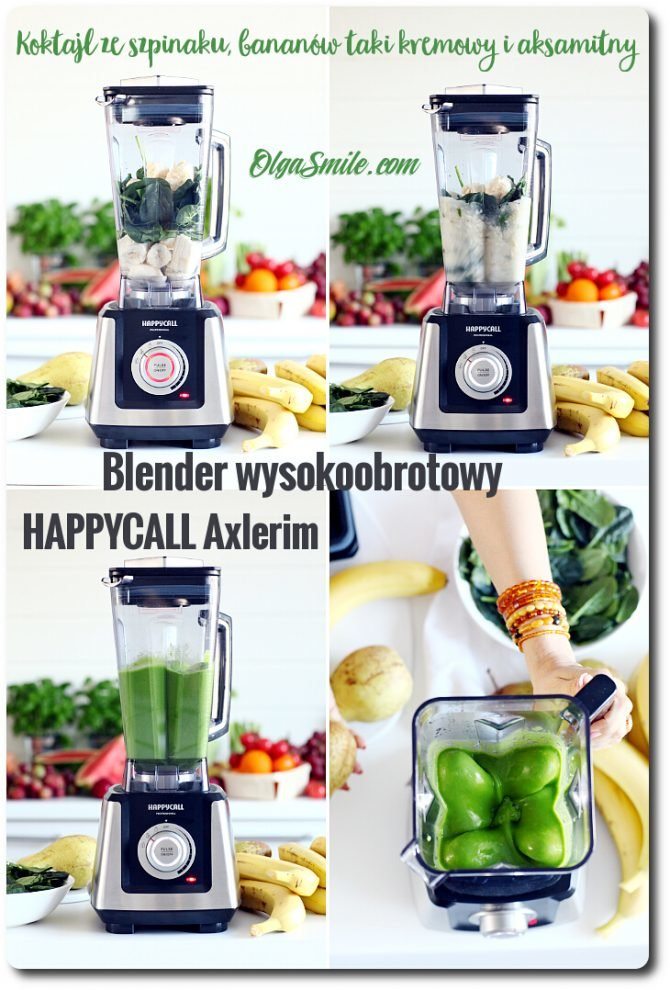 BLENDER WYSOKOOBROTOWY HAPPYCALL AXLERIM przepis Olga Smile