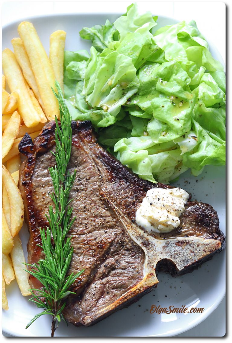 T-BONE STEAK przepis Olga Smile