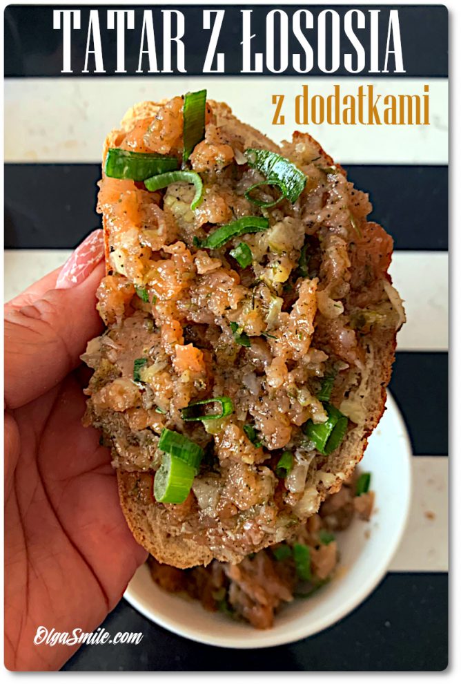 TATAR Z ŁOSOSIA SUROWEGO przepis Olga Smile