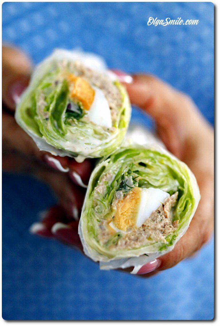 WRAPY Z TUŃCZYKIEM przepis Olga Smile